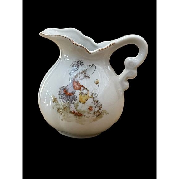 Unbranded | Dining | Vintage Bonnet Girl Creamer Pitcher Holly Hobbie ...